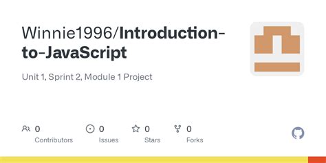 Github Winnie1996introduction To Javascript Unit 1 Sprint 2