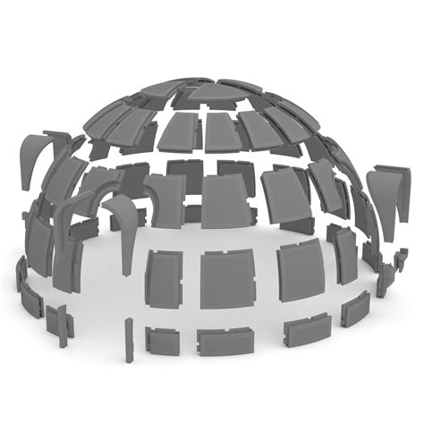 Combined Styrofoam Geodesic Dome Home Epstec China Eps Machine