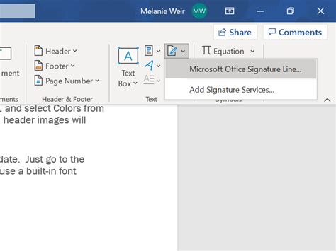 Add Handwritten Signature In Microsoft Word Lasemanimation