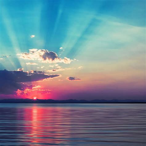 sunrise at sea ipad wallpapers free download