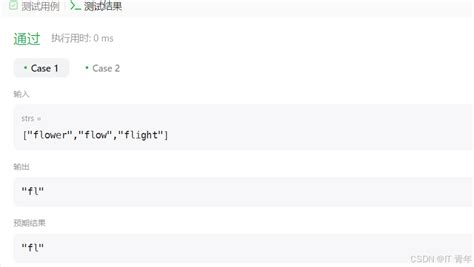 Leetcode Java刷刷站（14）最长公共前缀 技术栈