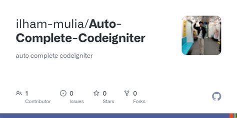 Github Ilham Muliaauto Complete Codeigniter Auto Complete Codeigniter
