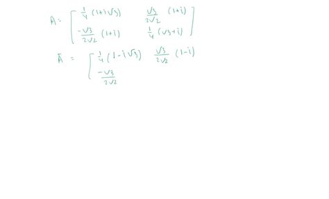 Solvedprove That A Unitary Matrix Preserves The Sum Of The Modulus
