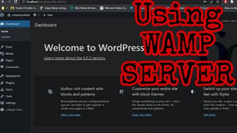 How To Install And Configure Wordpress On Your Windows Computer Using Wamp Server Youtube