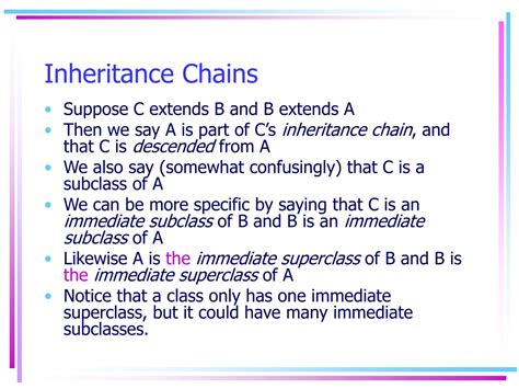 Ppt Inheritance Subclasses Superclasses And Access Control