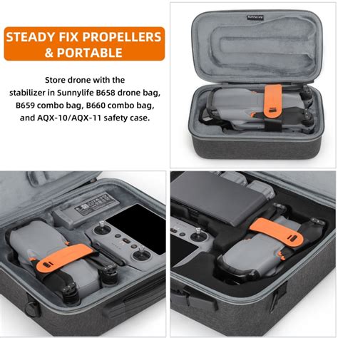 Dji Air 3 Sunnylife Sj663 블레이드 홀더 고정 프로펠러 고정 장치 가드검은색