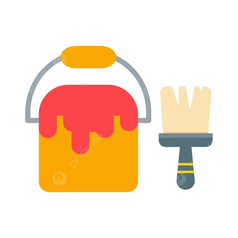 페인트 캔 플랫 아이콘 벡터 브러시 버킷 ~할 수 있다 Png 일러스트 및 벡터 에 대한 무료 다운로드 Pngtree