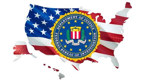 Federal Bureau Of Investigation Fbi Flag Usa Flag Waving In Wind National Security Fbi Federal