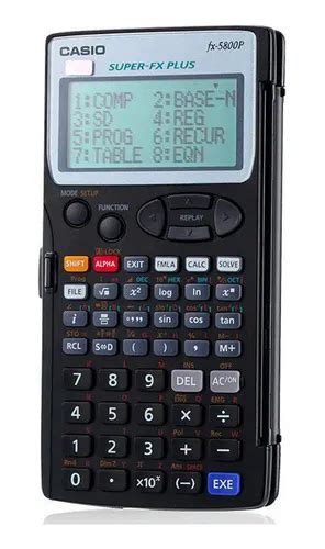 Calculadora Programable Casio Fx 5800p Color Negro Mercadolibre
