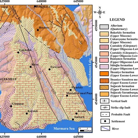 Geological And Tectonic Setting Of The Study Area Geology Modified Download Scientific