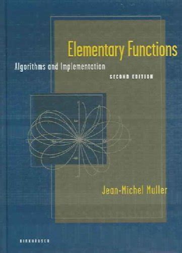 Elementary Functions Algorithms And Implementation 2e2nd Second Edition Amazonde Bücher