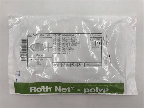 Us Endoscopy 00711150 Roth Net Polyp Retrieval 30cm 25mm 230cm 2