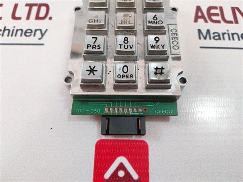 Ceeco 700 050 Alphanumeric Keypad Aeliya Marine