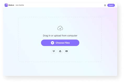 Auto Subtitle Caption Generator Online Free Media Io AI