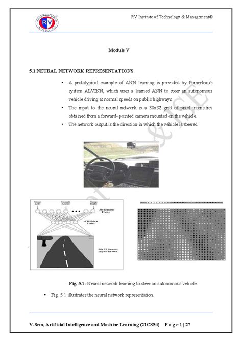 module 5 notes aiml mod 5 module v 5 neural network representations a prototypical example