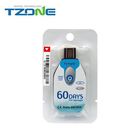 Tzone Tempu02 Single Use Pdf Temperature Data Logger Use In Cold Chain Applications To Monitor