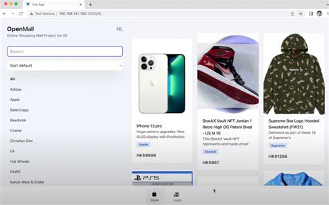 a vue js shopping app for both customers and vendors orders