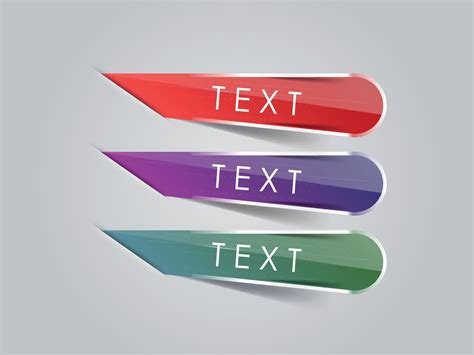 Colorful Web Buttons Pack For Different Purposes Free Vector 9011797 Vector Art At Vecteezy