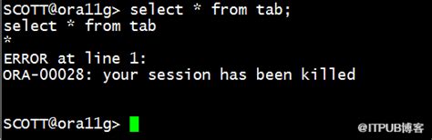 Oracle下杀掉session会话 Csdn博客