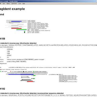 Alignments Graphical Overview This Screenshot Shows The Html Page Download Scientific