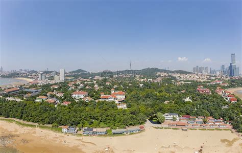 青岛八大关景区航拍全景高清图片下载 正版图片501669887 摄图网