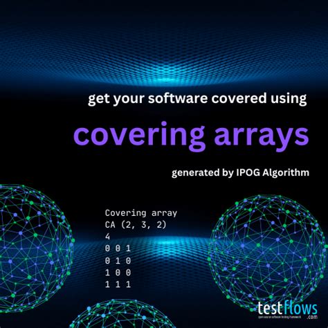 Get Your Software Covered Using Covering Arrays TestFlows