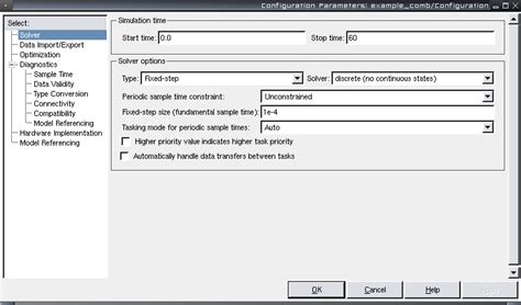 The Changes Are Type To Fixed Step Solver To Discrete Fixed Step Size To 1e 4 And Stop