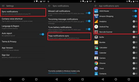 how to sync android apps notifications to a windows 10 pc pureinfotech