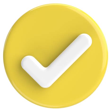 Premium Photo 3d Checkbox Check Mark 3d Illustration