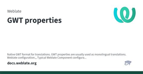 Gwt Properties Weblate 5 10 Documentation