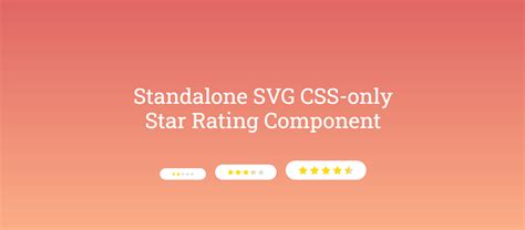 20 Best Free Css Star Ratings