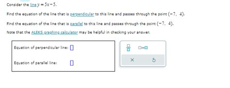 Solved Consider The Line Y 5x5 Find The Equation Of The Chegg Com