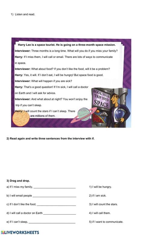 Future Real Con… Free Interactive Worksheets 85734
