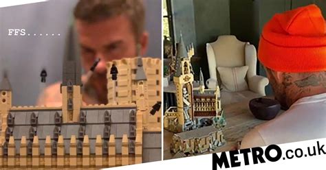 David Beckham Stays Up Until 3am Building Lego Castle For Harper