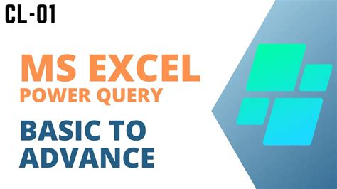 Ms Excel Power Query Tutorial Lesson 1 How To Use Power Query In