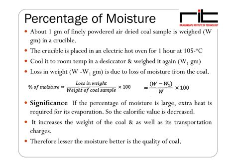 Solution Proximate Analysis Proximate Analysis Of Fuel Numericals On Proximate Analysis