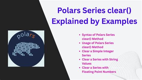 Polars Series Clear Explained By Examples Spark By Examples