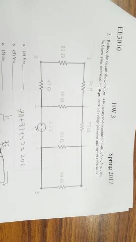 Solved Reduce The Circuit Shown Below As Necessary To Chegg Com