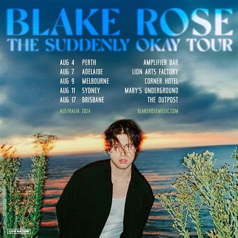 Blake Rose Announces Australian Headline Shows This August