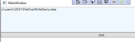 C Wpf File Writealltext Issue Microsoft Qanda