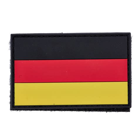 Pvc Germany Flag Patch Hook And Loop Eemanntech