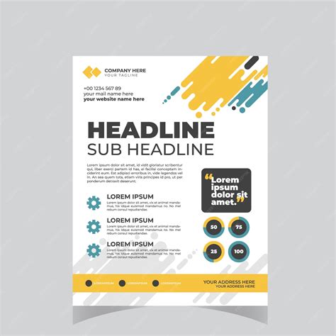 브로셔 플라이어 템플릿 레이아웃 배경 디자인 책자 전단지 기업 사업 연간 보고서 프리미엄 벡터