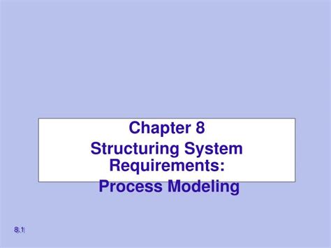 PPT Chapter 8 Structuring System Requirements Process Modeling