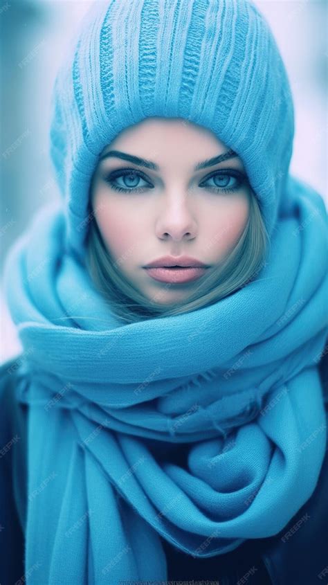 Linda Niña Ilustración Niña En La Nieve Foto Premium