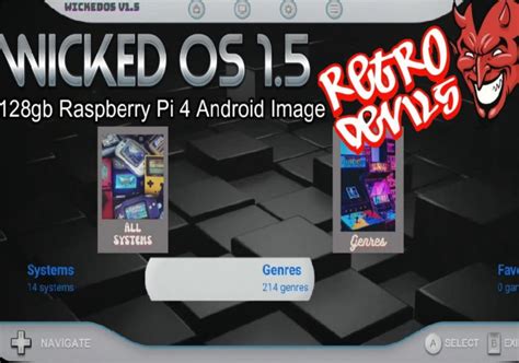 128gb Android Image For Raspberry Pi 4 Wicked Os 1 5 From Retro Devils