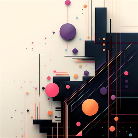 Abstract Lines Shapes Background Premium Ai Generated Image