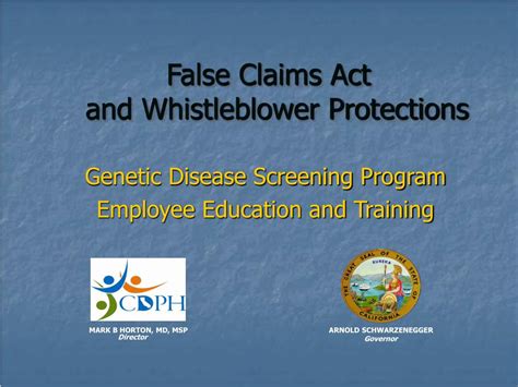 Ppt False Claims Act And Whistleblower Protections Powerpoint Presentation Id66593