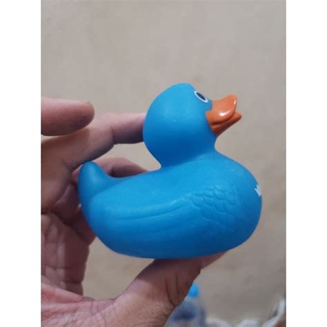 Jual Barang Antik Collectible Koleksi Kolektor Rare Bebek Float Duck Biru Blue Justduck Just