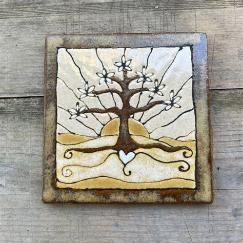 Tree Of Life Tile Etsy