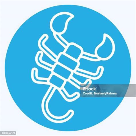 아이콘 전갈자리 별자리 기호와 관련이 있습니다 파란 눈 스타일 심플한 디자인 편집 가능 간단한 일러스트레이션 0명에 대한 스톡 벡터 아트 및 기타 이미지 Istock